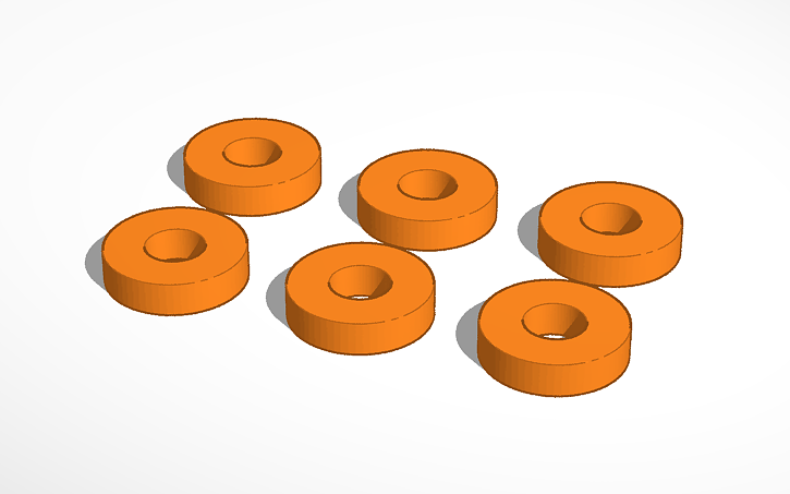 3D design M3 Washers | Tinkercad