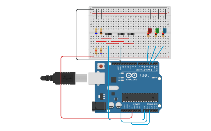 Circuit design TP1 | Tinkercad