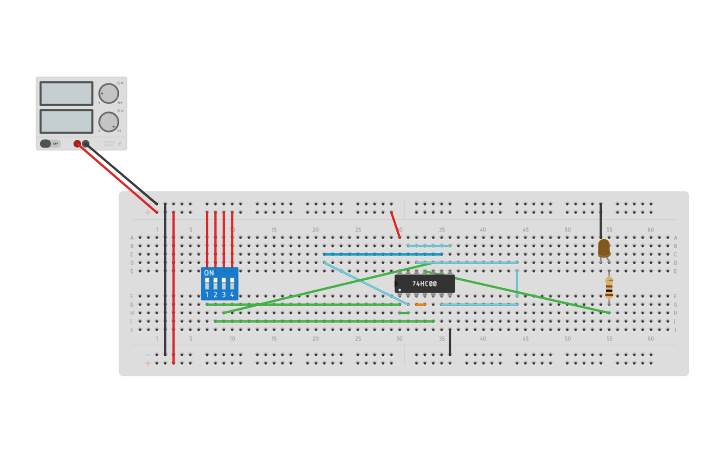 Circuit design 2x1 Multiplexer | Tinkercad