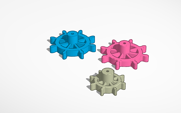 3D design Boat Steering Drawer Handle - Tinkercad