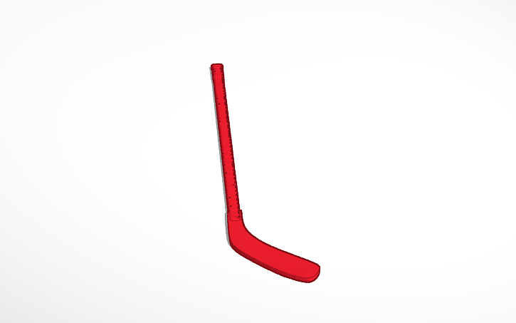 3D design Hockey Stick - Tinkercad
