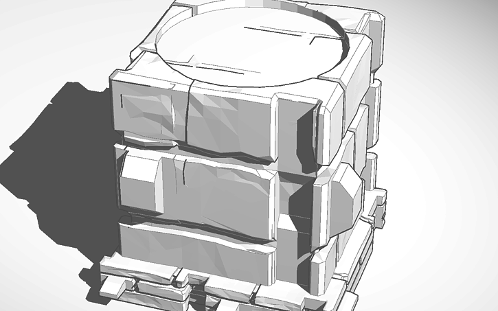 3D design TableTop_Stone_TerrainElevation | Tinkercad