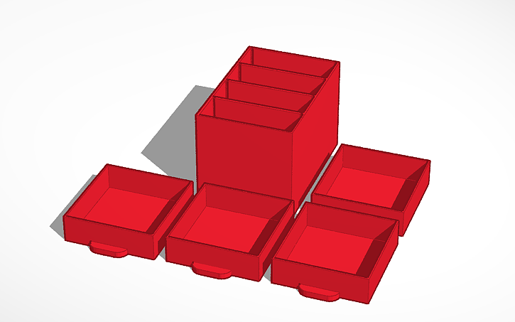 3D design Storage Box - Tinkercad