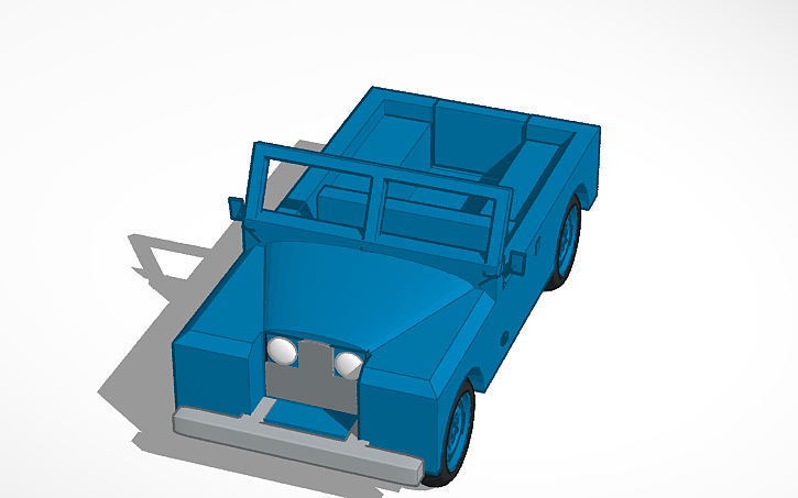 3D design land rover series 2 | Tinkercad