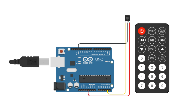 Circuit design IR - Remote - Tinkercad