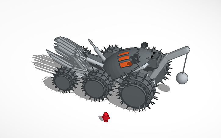 3D design Demon grinder | Tinkercad