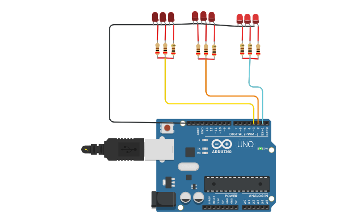 Circuit design 2-ชัยภัทร แสนกล้า-รหัสมอร์ส SOS - Tinkercad