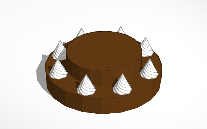 3d Design Cake Tinkercad