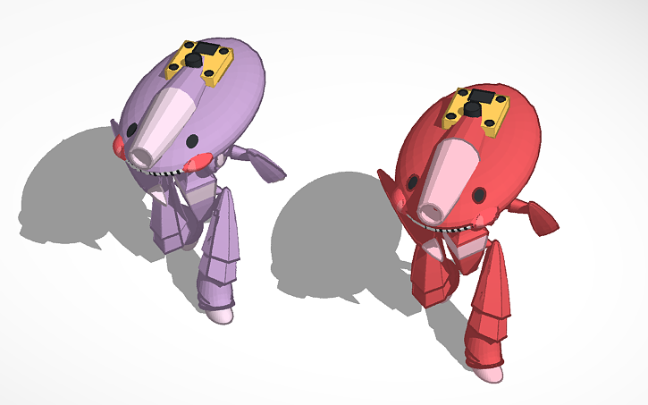 3D design #649 - Genesect - Tinkercad