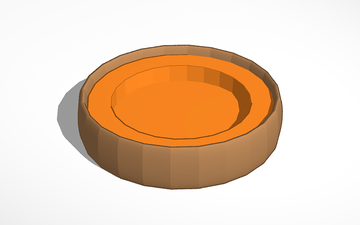 3D design mug coaster - Tinkercad