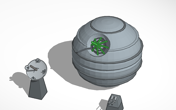 3D design The Death Star - Tinkercad