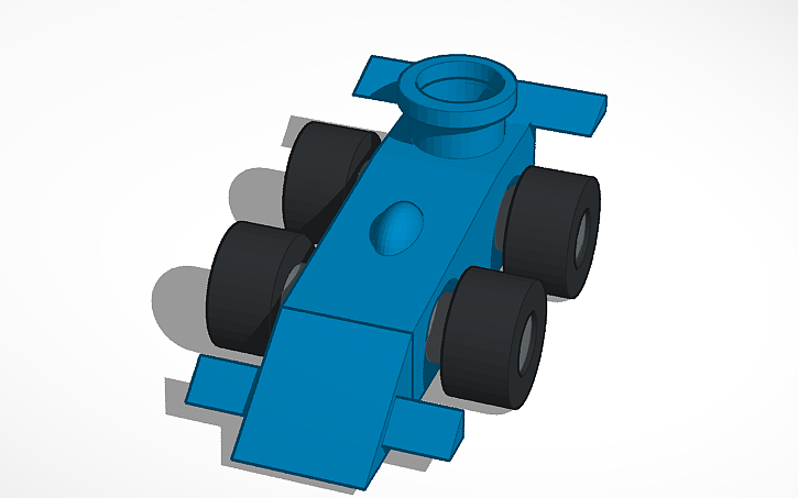 3D design Balloon powerd car | Tinkercad