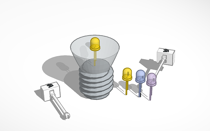 3D design Lightbulb Project | Tinkercad