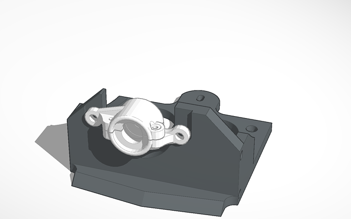 3D design TAZ 3 / 4 HEXAGON Hotend Mount - Tinkercad