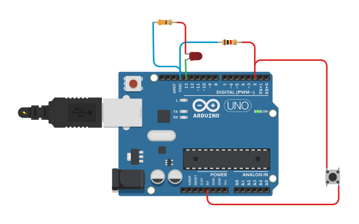 Circuit design Estructura de decisión doble | Tinkercad