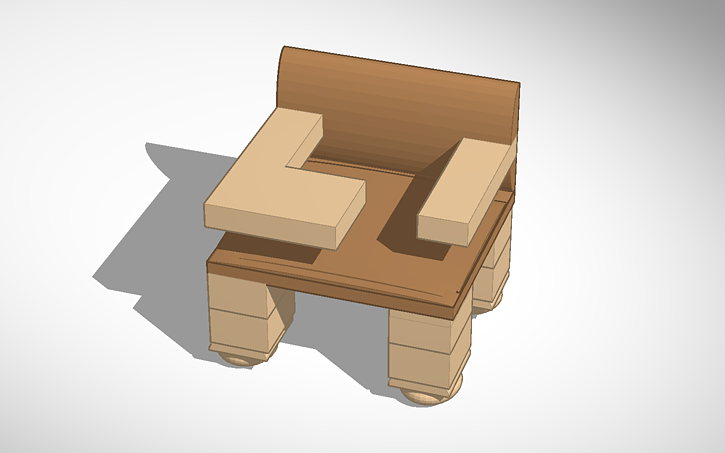 3D design The New Desk - Tinkercad