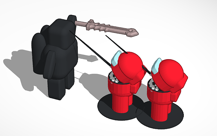 3D design Among us Imposter | Tinkercad