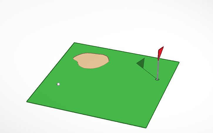 3D design Golf Course - Tinkercad
