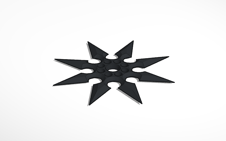 3D design Ninja star - Tinkercad