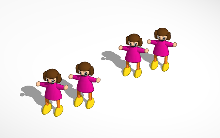 3D design dolls - Tinkercad