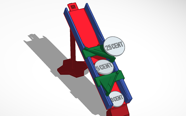 3d Design Coin Sorter V3 Assembled Tinkercad 9853
