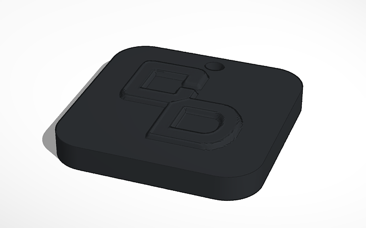 3D design CD LOGO - Tinkercad