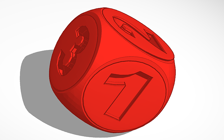 3D design THE SUPER MARIO PARTY DICE!!! - Tinkercad