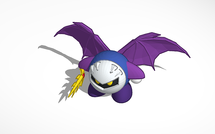 3D design Meta Knight - Tinkercad