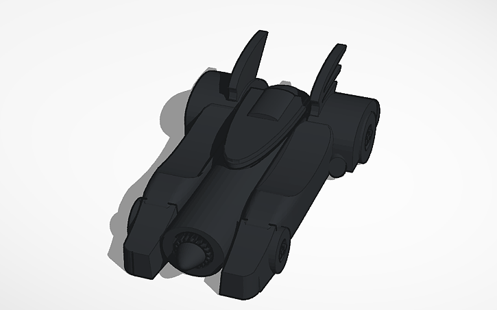 3D design Batmobile - Tinkercad