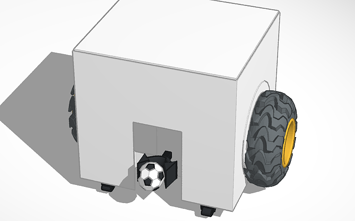 3D design Diseño robot soccer - Tinkercad