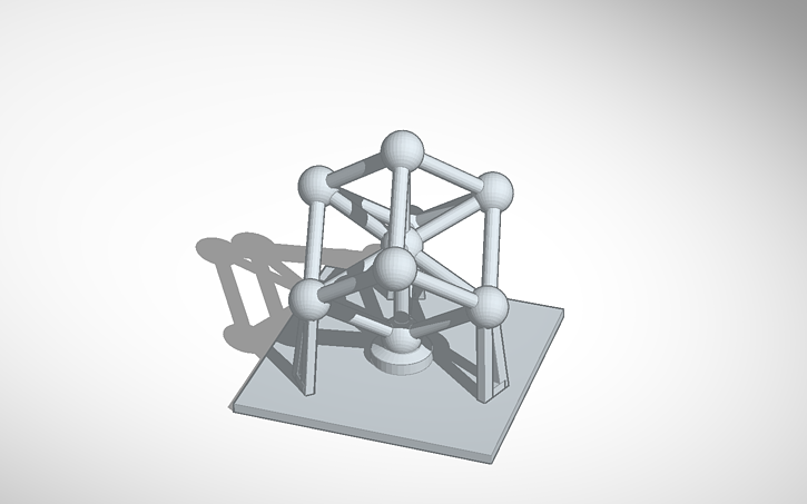 3D design Atomium - Tinkercad