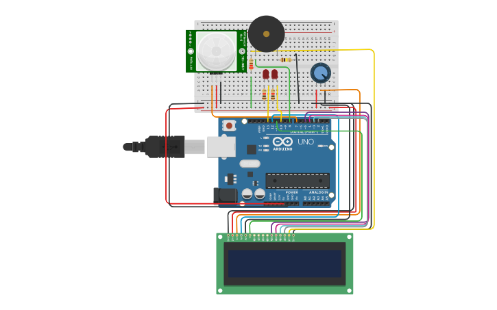 Circuit design Father's Day Motion Activated Circuit 2 | Tinkercad