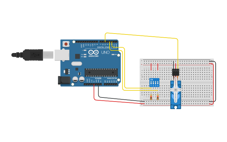 Circuit design iris salas 3040 compuertas en programación | Tinkercad