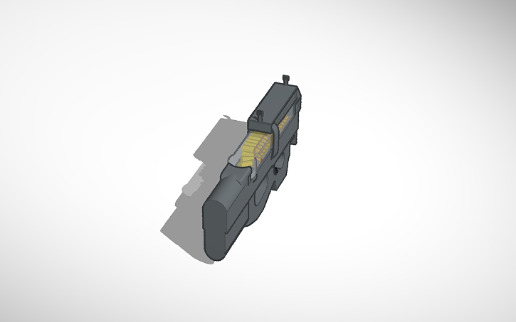 3D design P90 - Tinkercad