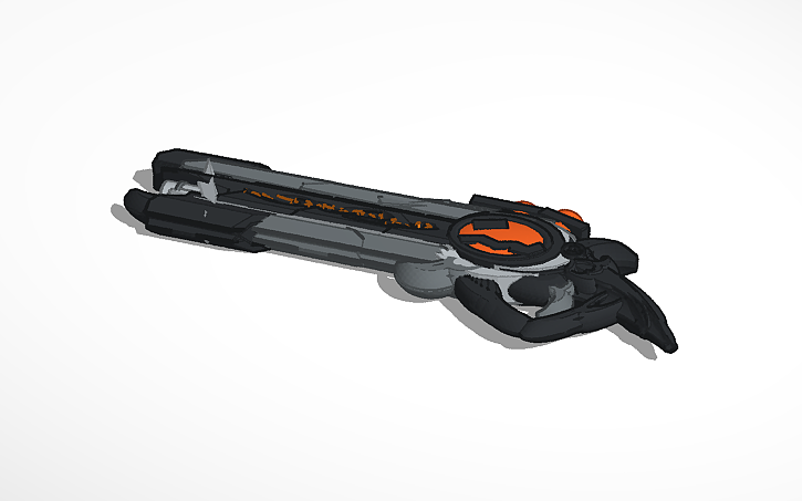 3D design overwatch halloween reaper gun | Tinkercad
