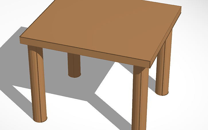 3D Design Table Tinkercad 3D Design Table Tinkercad