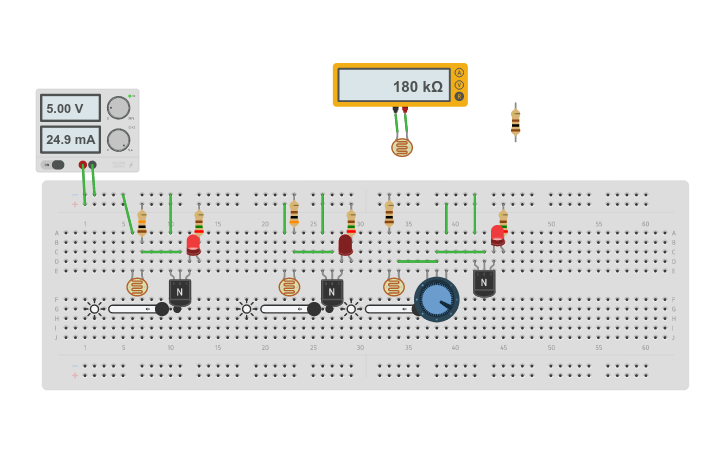 Circuit design detector - Tinkercad