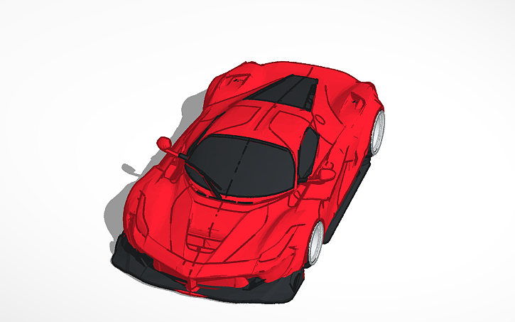 3D design Ferrari laferrari wide body - Tinkercad