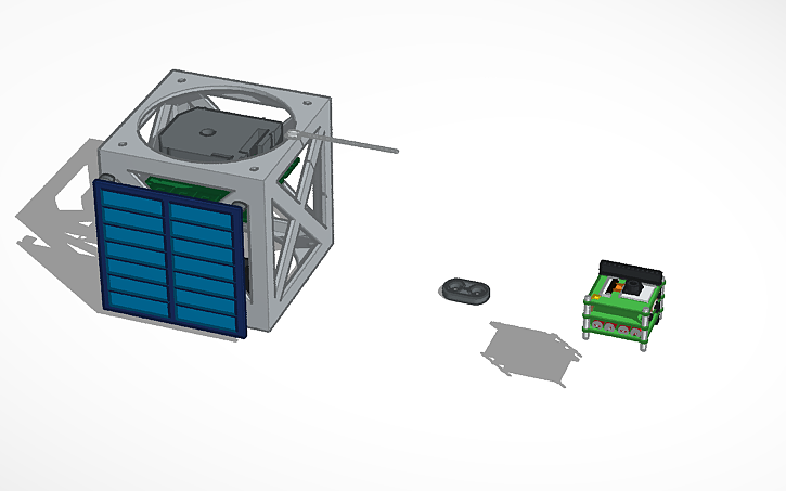 3D design Cubesat - Tinkercad