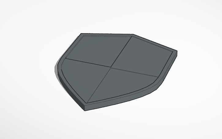3D design FREE to COPY Shield - Tinkercad