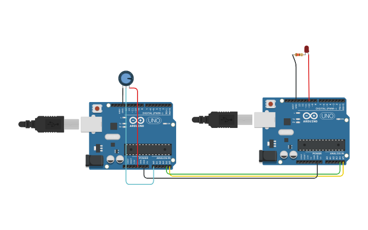 Circuit design arduino i2c - Tinkercad