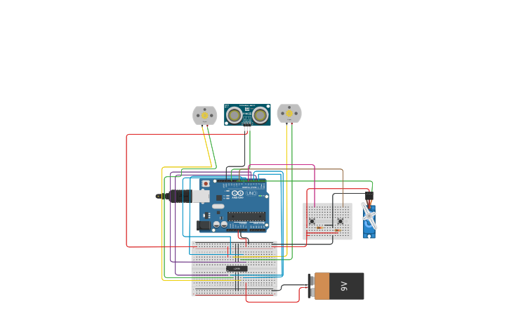 Circuit design CSCI323 - Behavior Trees | Tinkercad