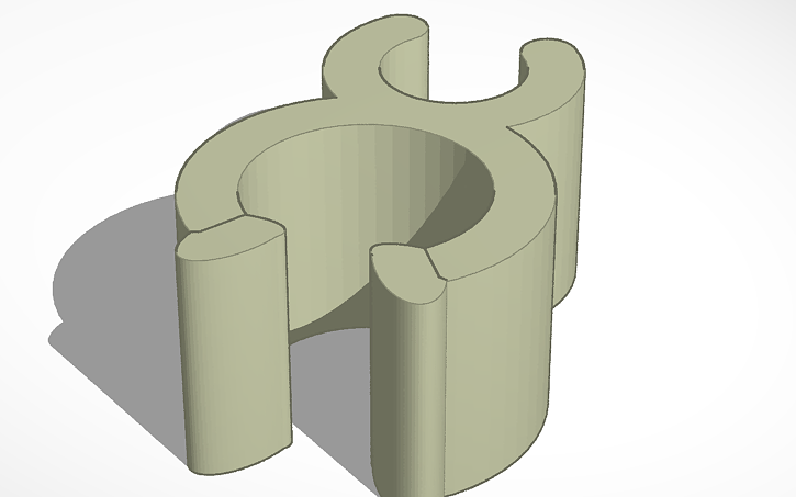 3D design CR-10 Bowden Wire Clip - Tinkercad