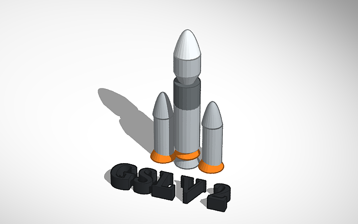3D design GSLV 2 | Tinkercad