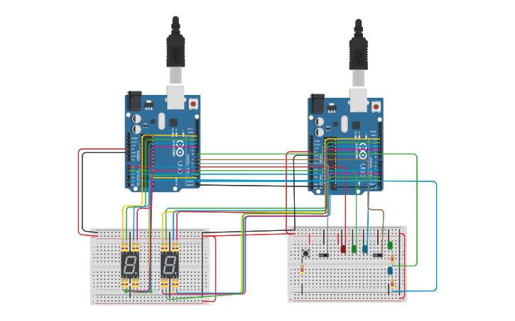 Circuit design interrupt somkairt | Tinkercad