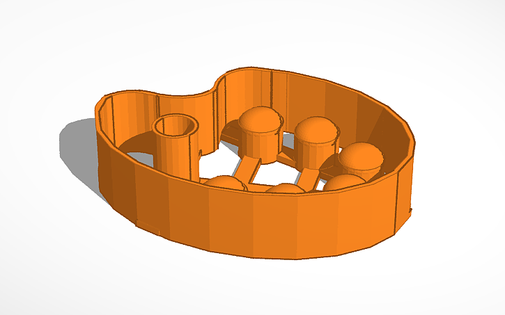 3D design Paint Palette Cookie Cutter | Tinkercad