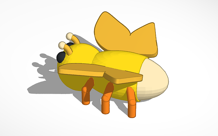 3D design mi super insecto - Tinkercad