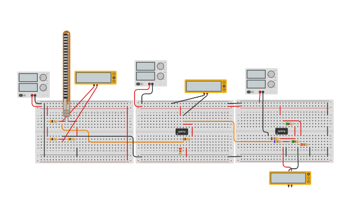 Circuit design Sensor de nivel - Tinkercad
