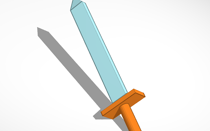 3D design Simple Sword - Tinkercad