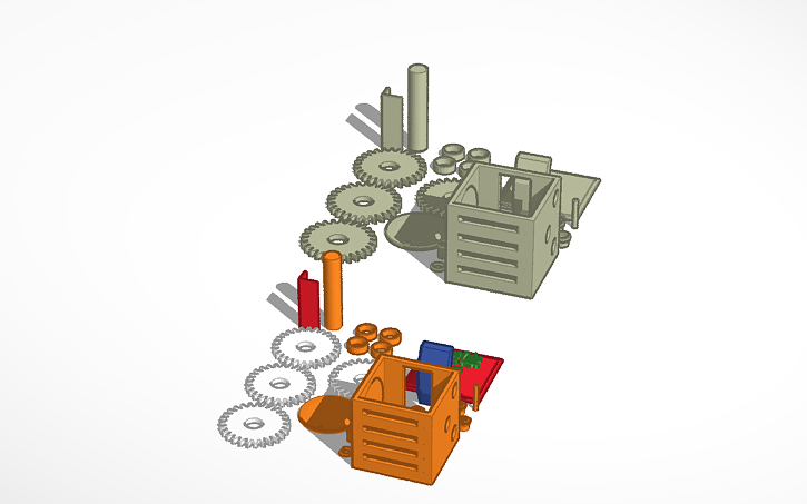 3D design Fidget Cube - Tinkercad